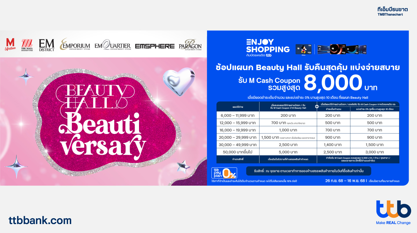TTB Beauty Hall Anniversary 2025